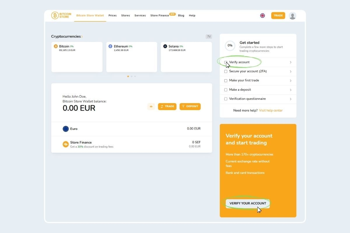 How To Verify Personal Account on Bitcoin Store - Complete Guide